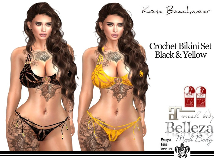 Second Life Marketplace Discontinued Free In World Kona Crochet